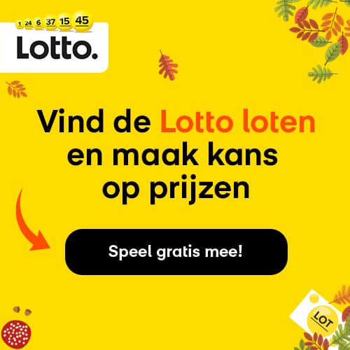 Lotto trekking met het Herfstspel win direct 350 euro